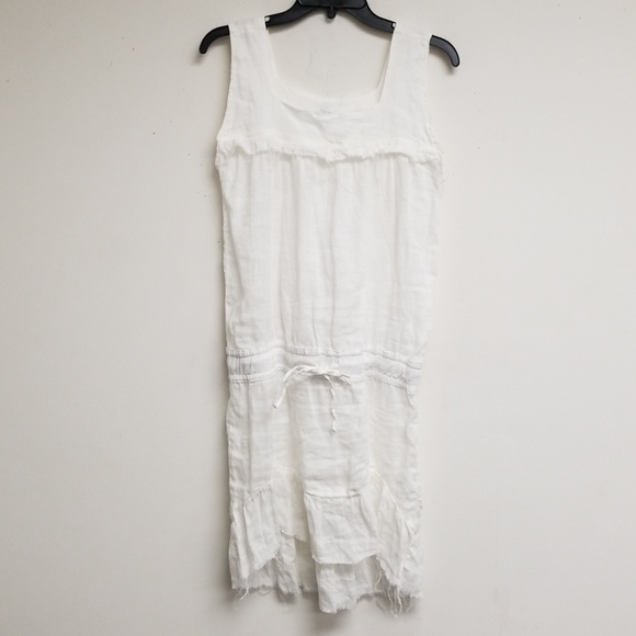 NSF | Dresses | Nsf White Linen Mallory Dress Size S | Poshmark